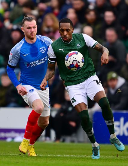 Mickel Miller Plymouth Argyle Takes Ball Editorial Stock Photo - Stock ...