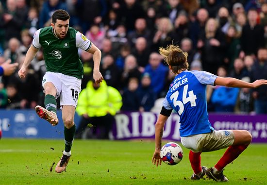 Goal Celebrations Finn Azaz Plymouth Argyle Editorial Stock Photo ...