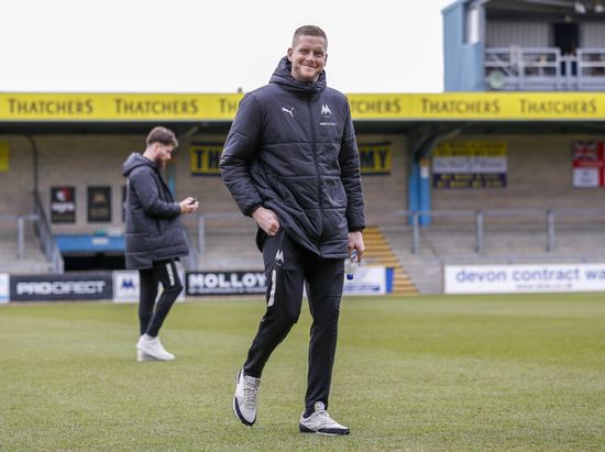 Mark Halstead Goalkeeper Torquay United During Editorial Stock Photo ...