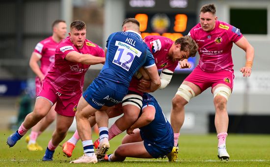 Aidon Davis Exeter Chiefs Tackled By Editorial Stock Photo - Stock ...
