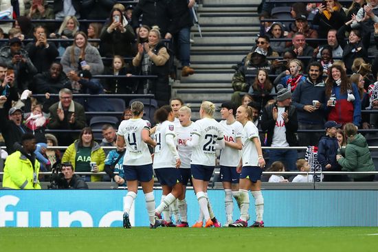 Tottenham Hotspur Players Celebrates Their Team Editorial Stock Photo ...
