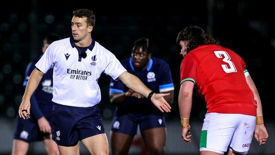 Scotland Vs Wales Referee Reuben Keane Editorial Stock Photo - Stock ...