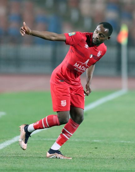 Cr Belouizdad Leonel Wamba Celebrates During Editorial Stock Photo ...
