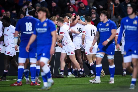 Afolabi Fasogbon England Celebrates Scoring Try Editorial Stock Photo ...