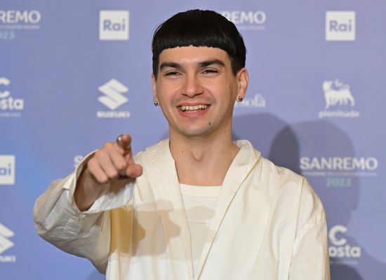 Italian Singer Sethu Poses During Photocall Editorial Stock Photo ...