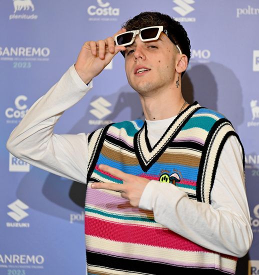 Italian Singer Lda Poses During Photocall Editorial Stock Photo - Stock ...