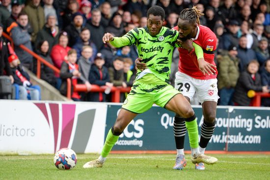 Jordan Garrick 11 Forest Green Rovers Editorial Stock Photo - Stock ...