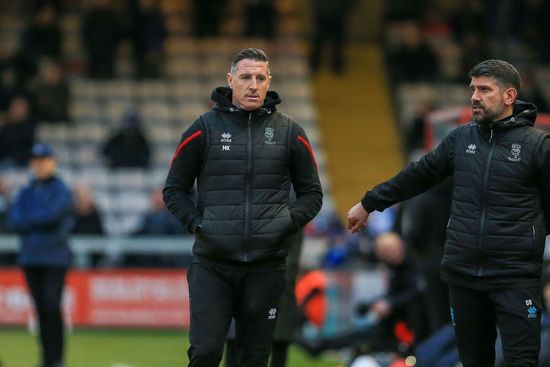 Mark Kennedy Manager Lincoln City During Editorial Stock Photo - Stock ...
