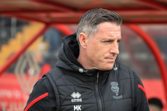 Mark Kennedy Manager Lincoln City During Editorial Stock Photo - Stock ...