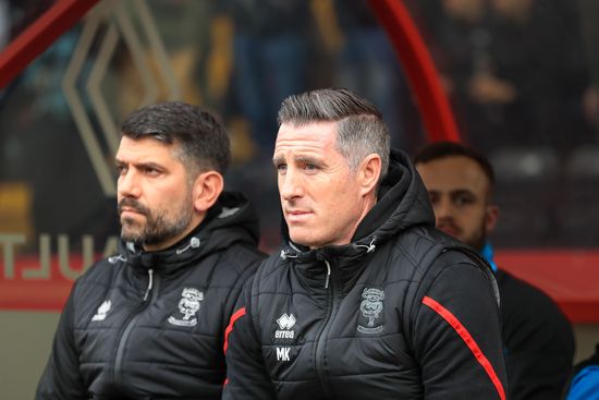 Mark Kennedy Manager Lincoln City During Editorial Stock Photo - Stock ...