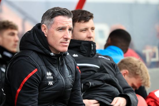 Mark Kennedy Manager Lincoln City During Editorial Stock Photo - Stock ...