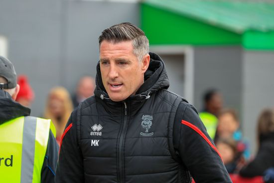 Mark Kennedy Manager Lincoln City During Editorial Stock Photo - Stock ...
