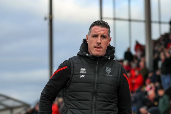 Mark Kennedy Manager Lincoln City During Editorial Stock Photo - Stock ...