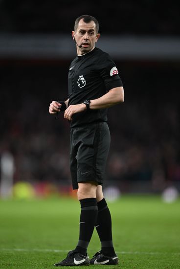 Referee Peter Bankes Reacts During English Editorial Stock Photo ...