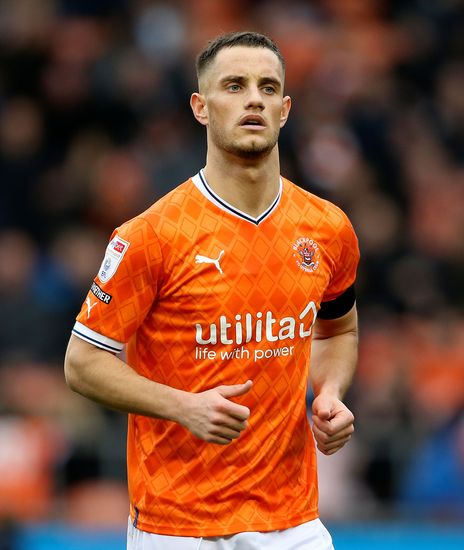 Blackpool Forward Jerry Yates 9 During Editorial Stock Photo - Stock ...