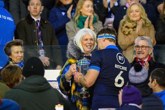 Kathy Weir Widow Doddie Weir Presents Editorial Stock Photo - Stock ...