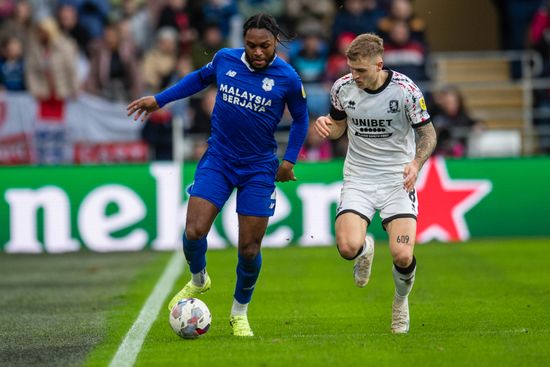 Mahlon Romeo Cardiff City Tackled By Editorial Stock Photo - Stock ...