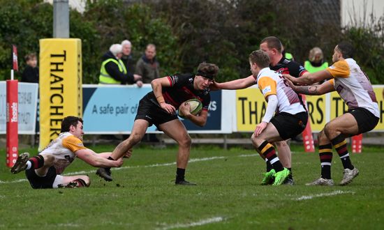 Arthur Relton Cornish Pirates Tackled By Editorial Stock Photo - Stock ...