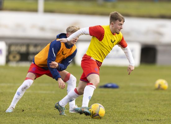 Rangers B Team Midfielder Charlie Lindsay Editorial Stock Photo - Stock ...