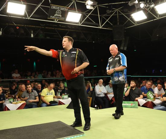 Mark Dudbridge During World Senior Darts Editorial Stock Photo - Stock ...
