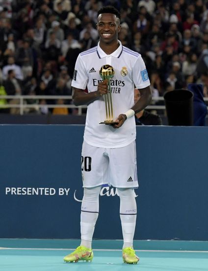 Vinicius Junior Real Madrid Poses Gold Editorial Stock Photo - Stock ...