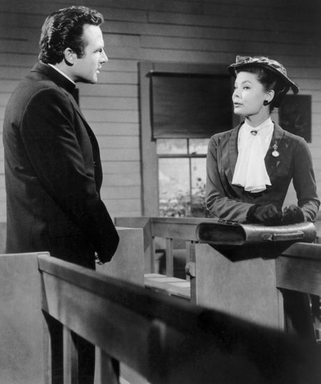 Rex Reason Nan Leslie Onset Film Editorial Stock Photo - Stock Image ...