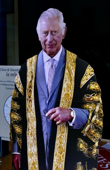 Life Size Cut Out King Charles Editorial Stock Photo - Stock Image ...