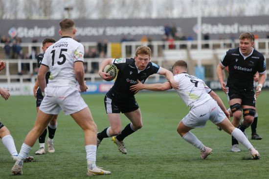 Zach Kerr Newcastle Falcons Action During Editorial Stock Photo - Stock ...