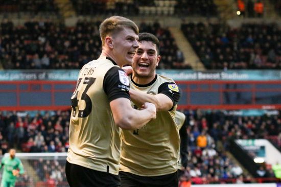 Ed Turns Leyton L Celebrates Scoring Editorial Stock Photo - Stock ...