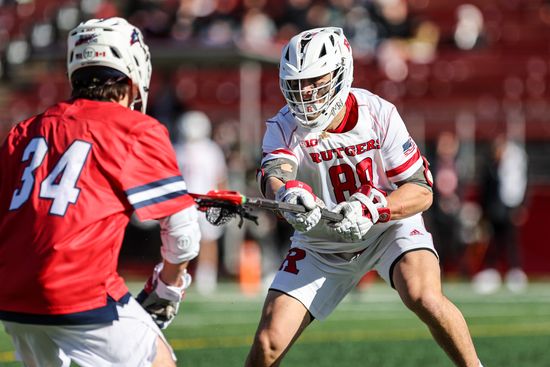 Rutgers Defender Bobby Russo 88 During Editorial Stock Photo - Stock ...