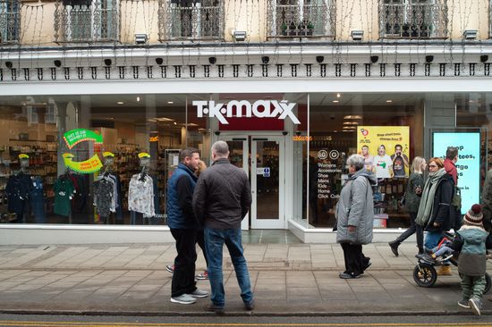 Tk Maxx Shop Windsor Berkshire Tk Editorial Stock Photo - Stock Image ...