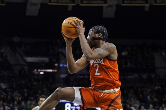 Virginia Tech Guard Mj Collins 2 Editorial Stock Photo - Stock Image ...
