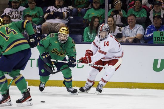 Notre Dame Forward Solag Bakich 25 Editorial Stock Photo - Stock Image ...