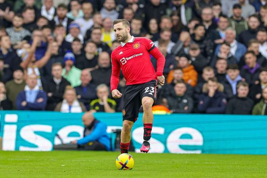 Luke Shaw 23 Manchester United During Editorial Stock Photo - Stock ...