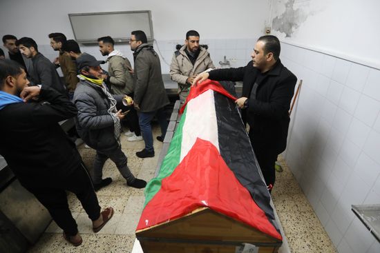 Relatives Palestinian Youssef Darabih Who Died Editorial Stock Photo ...