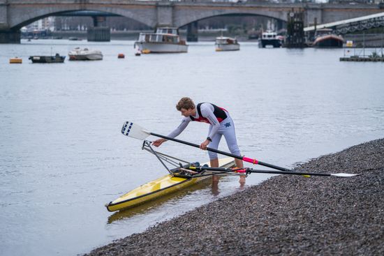 Rowers Stands Next His Rowing Boat Editorial Stock Photo - Stock Image ...