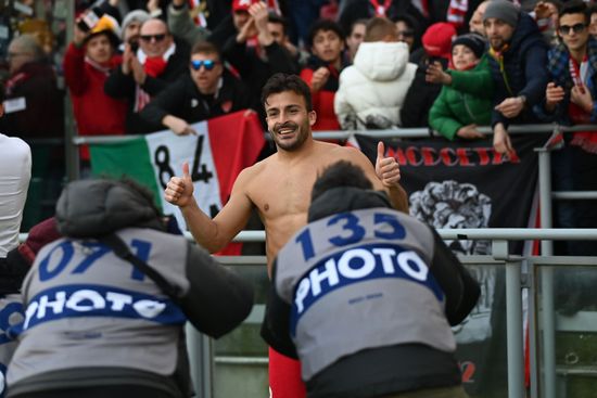 Giulio Donati Ac Monza After Match Editorial Stock Photo - Stock Image ...