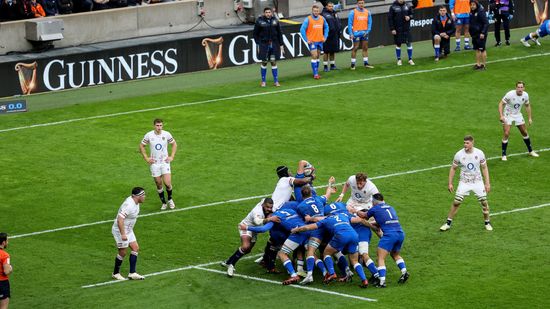 England Vs Italy View Maul Editorial Stock Photo - Stock Image ...