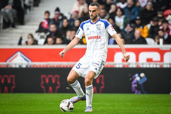 Lucas Perrin Strasbourg During French Championship Editorial Stock ...