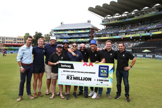 Betway Catch 2 Million Rand Winners Editorial Stock Photo - Stock Image ...