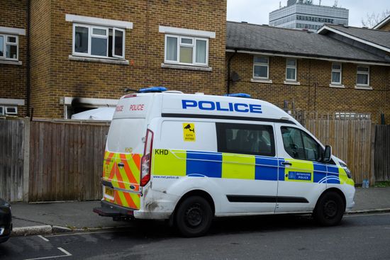 Police Van Fire Damaged Doorway Rear Editorial Stock Photo - Stock ...