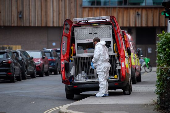 London Fire Brigade Lfb Fire Investigator Editorial Stock Photo - Stock ...