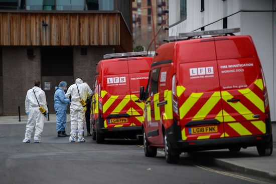 London Fire Brigade Lfb Metropolitan Police Editorial Stock Photo ...
