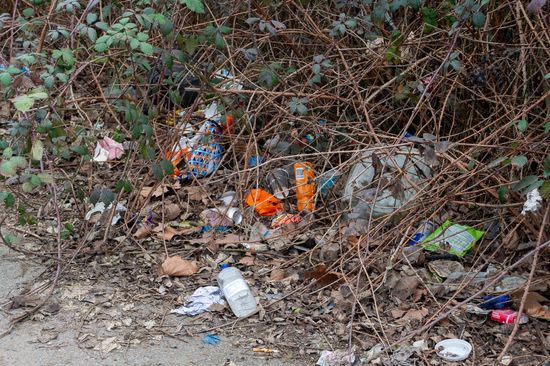Roadside Litter Fly Tipping Even Abandoned Editorial Stock Photo ...
