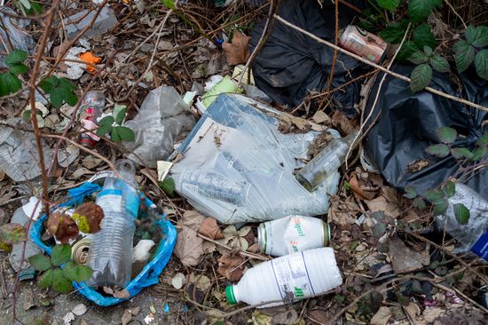 Roadside Litter Fly Tipping Even Abandoned Editorial Stock Photo ...