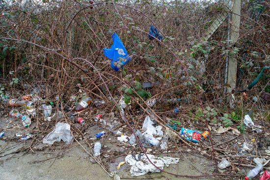 Roadside Litter Fly Tipping Even Abandoned Editorial Stock Photo ...