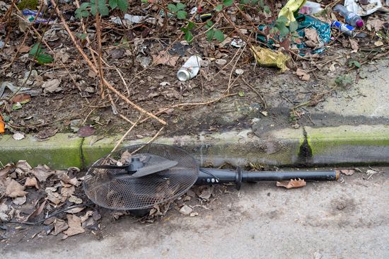 Roadside Litter Fly Tipping Even Abandoned Editorial Stock Photo ...