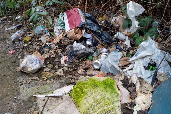 Roadside Litter Fly Tipping Even Abandoned Editorial Stock Photo ...