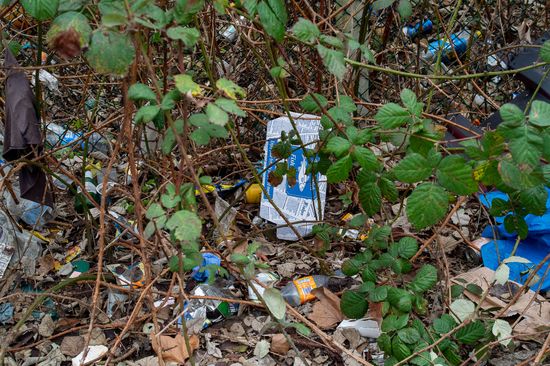 Roadside Litter Fly Tipping Even Abandoned Editorial Stock Photo ...