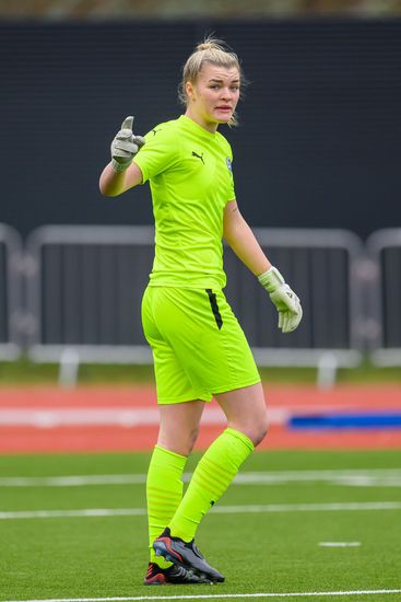 Boroughmuir Goalkeeper Lisa Rodgers During Womens Editorial Stock Photo ...
